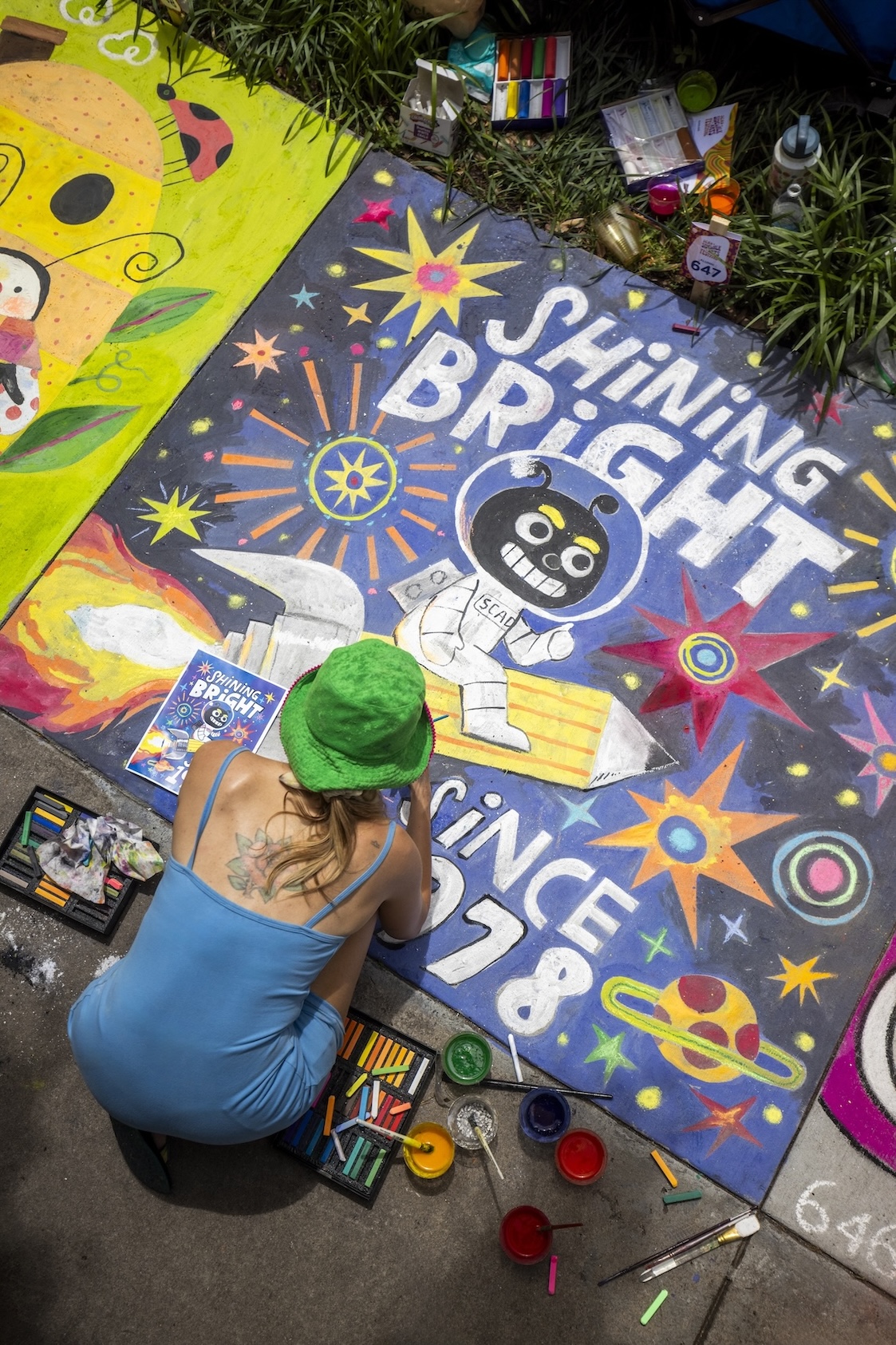 Chalk of the town: Sidewalk Arts 2024 winners! | SCAD.edu