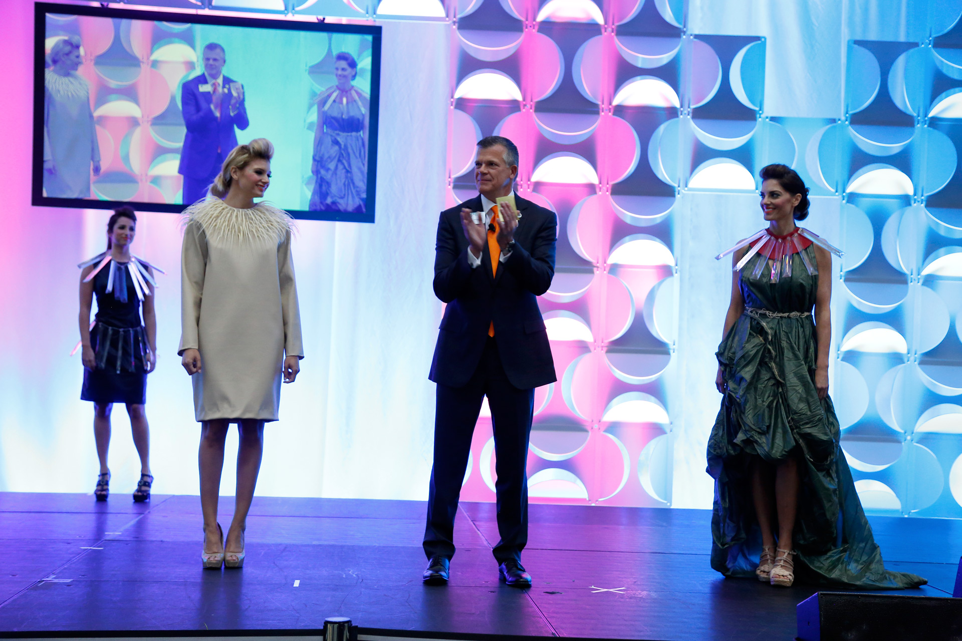 SCAD students create stylish ensembles from recycled materials for ...