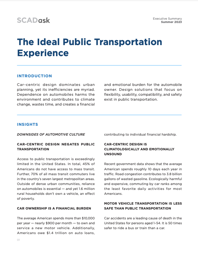 Public transportation | SCAD.edu