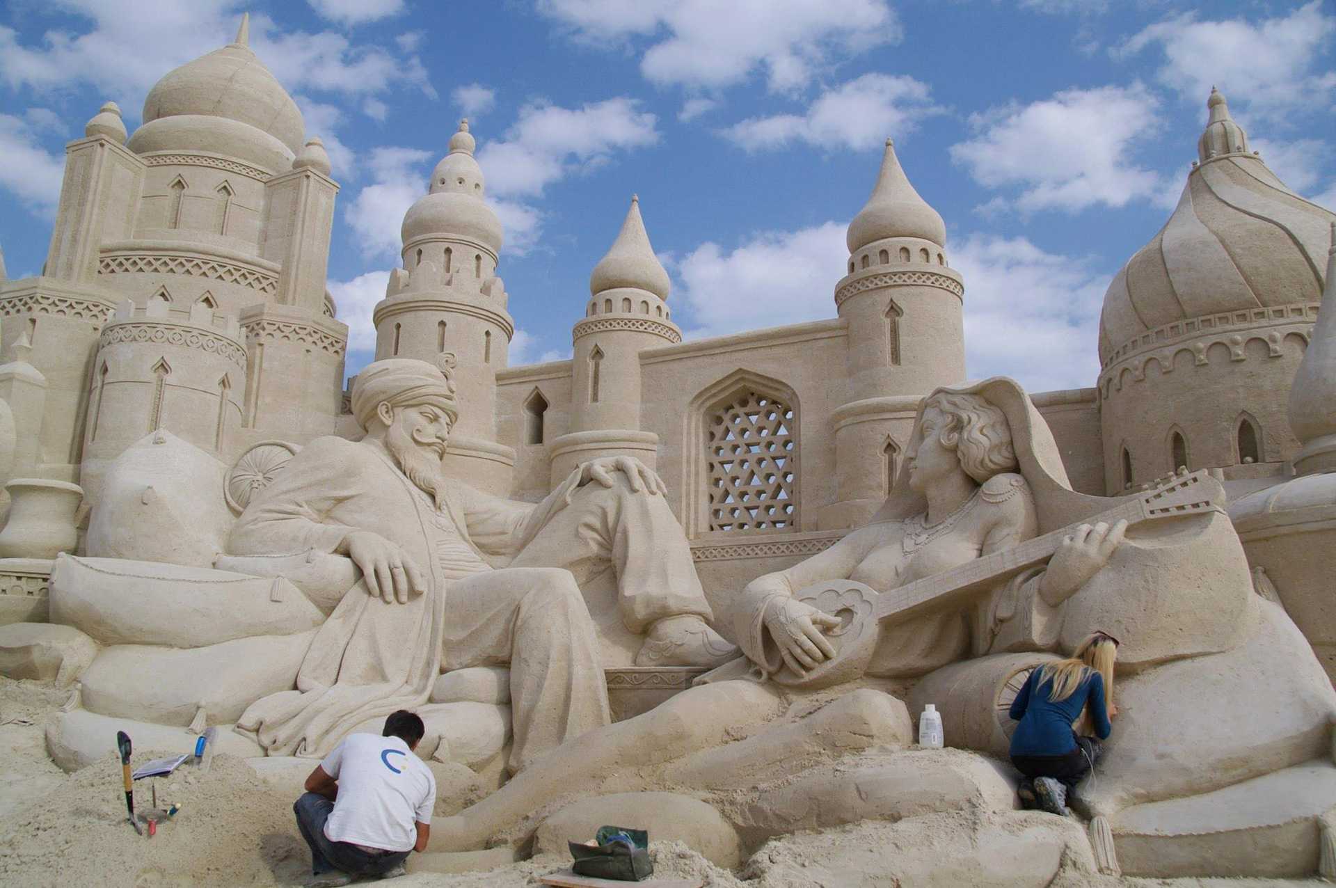 Explore the world of sand sculpture with renowned artist Ted Siebert ...