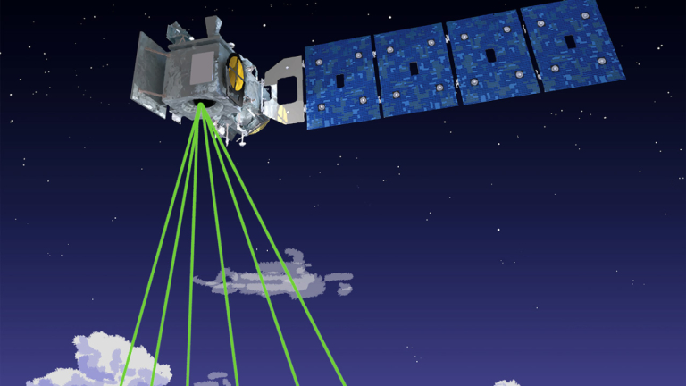 ICESat-2 satellite mission promotional materials | SCAD.edu