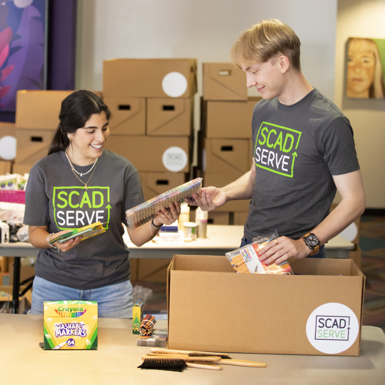 SCAD SERVE - Initiatives | SCAD